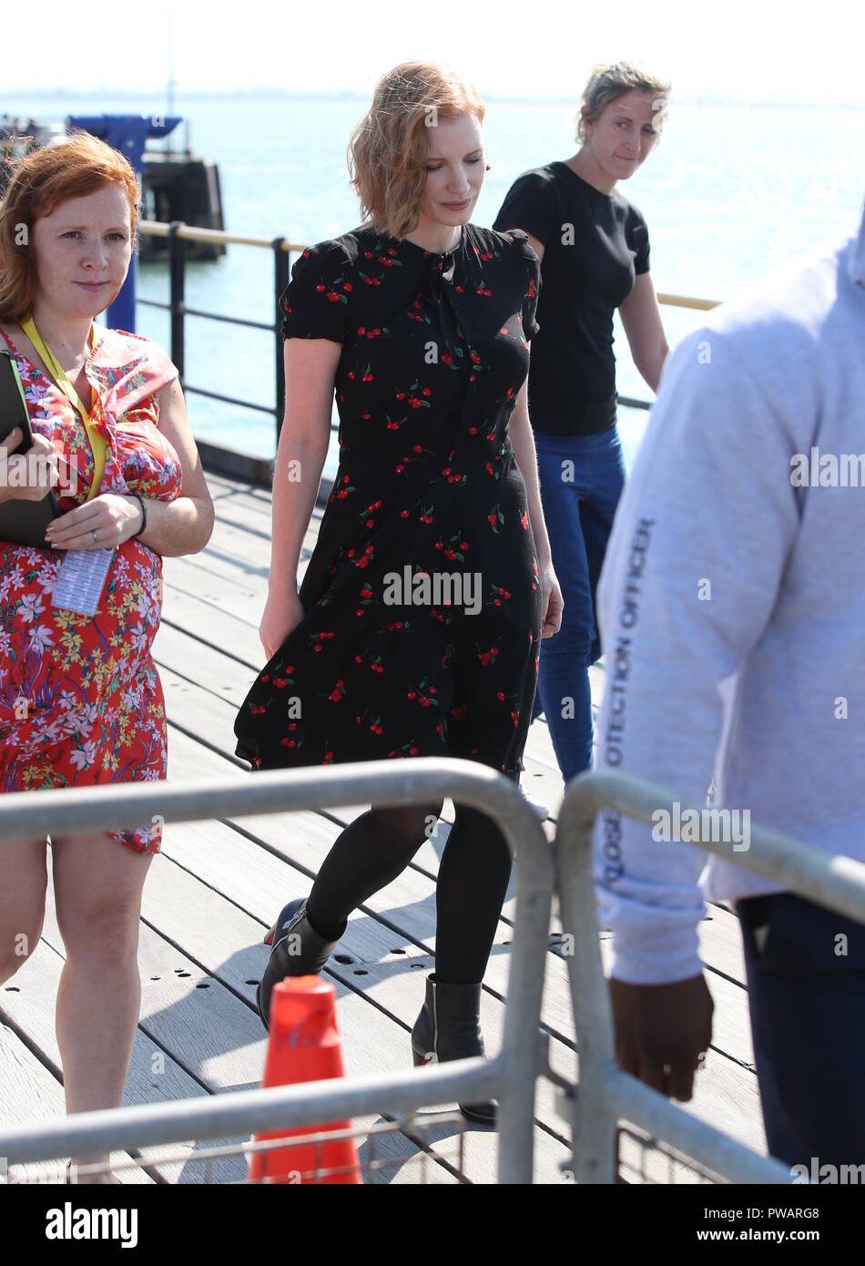Jessica chastain filming hi-res stock photography and images - Alamy