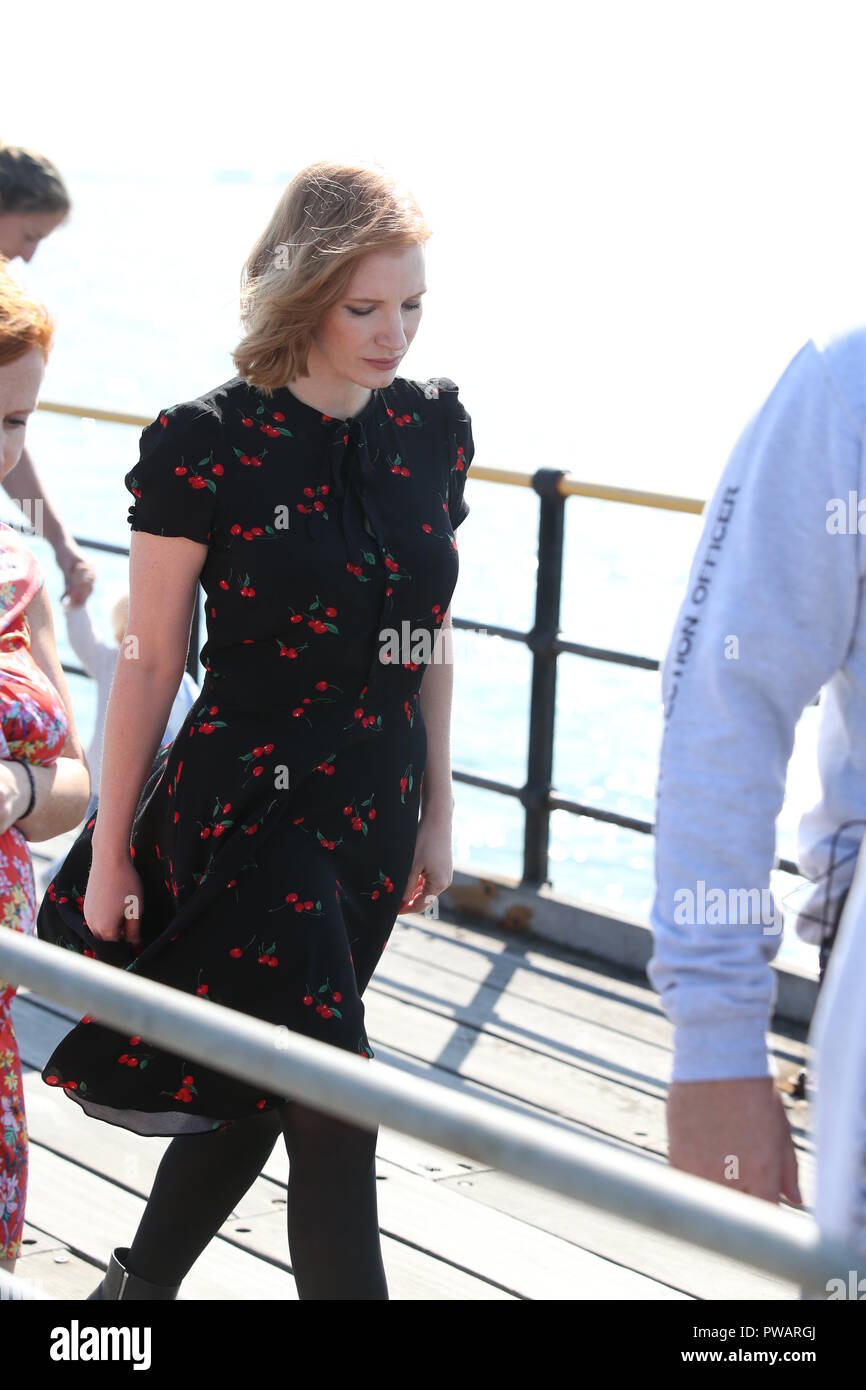 Jessica chastain filming hi-res stock photography and images - Alamy