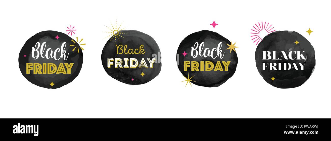 Black Friday, Christmas sale banner, poster template Stock Vector Image ...