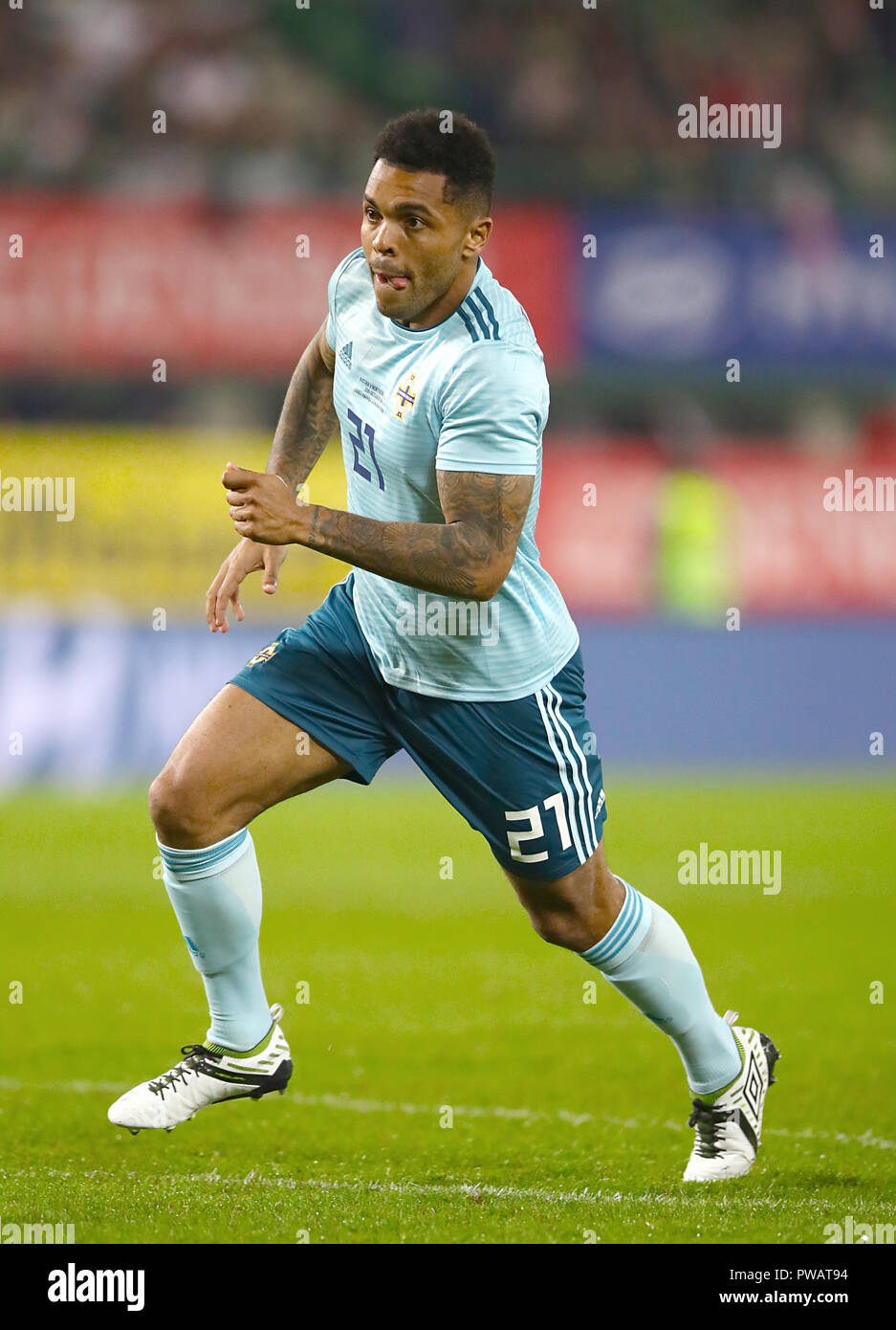 Northern Ireland's Josh Magennis Stock Photo - Alamy