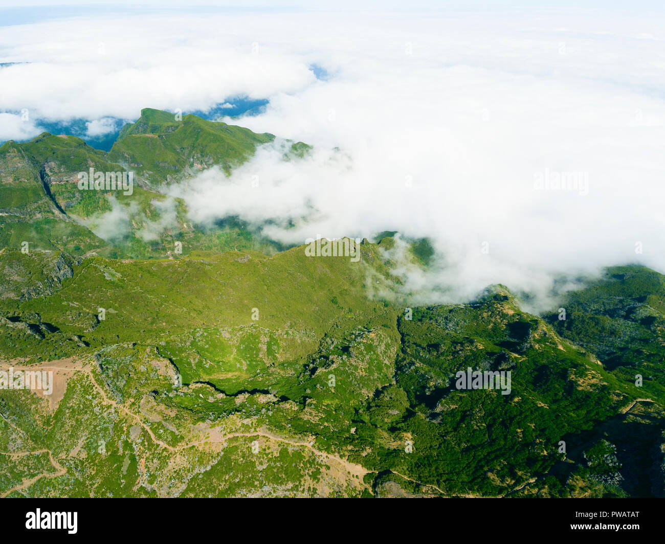 Mountains in the Pico do Areeiro, Madeira, Portugal Stock Photo - Alamy