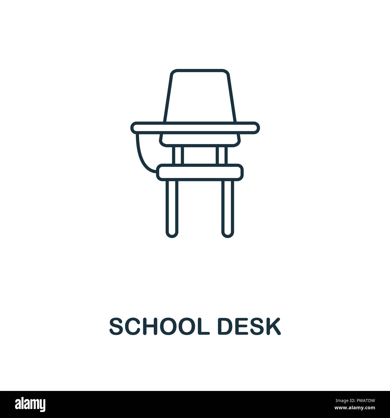 School Desk Icon