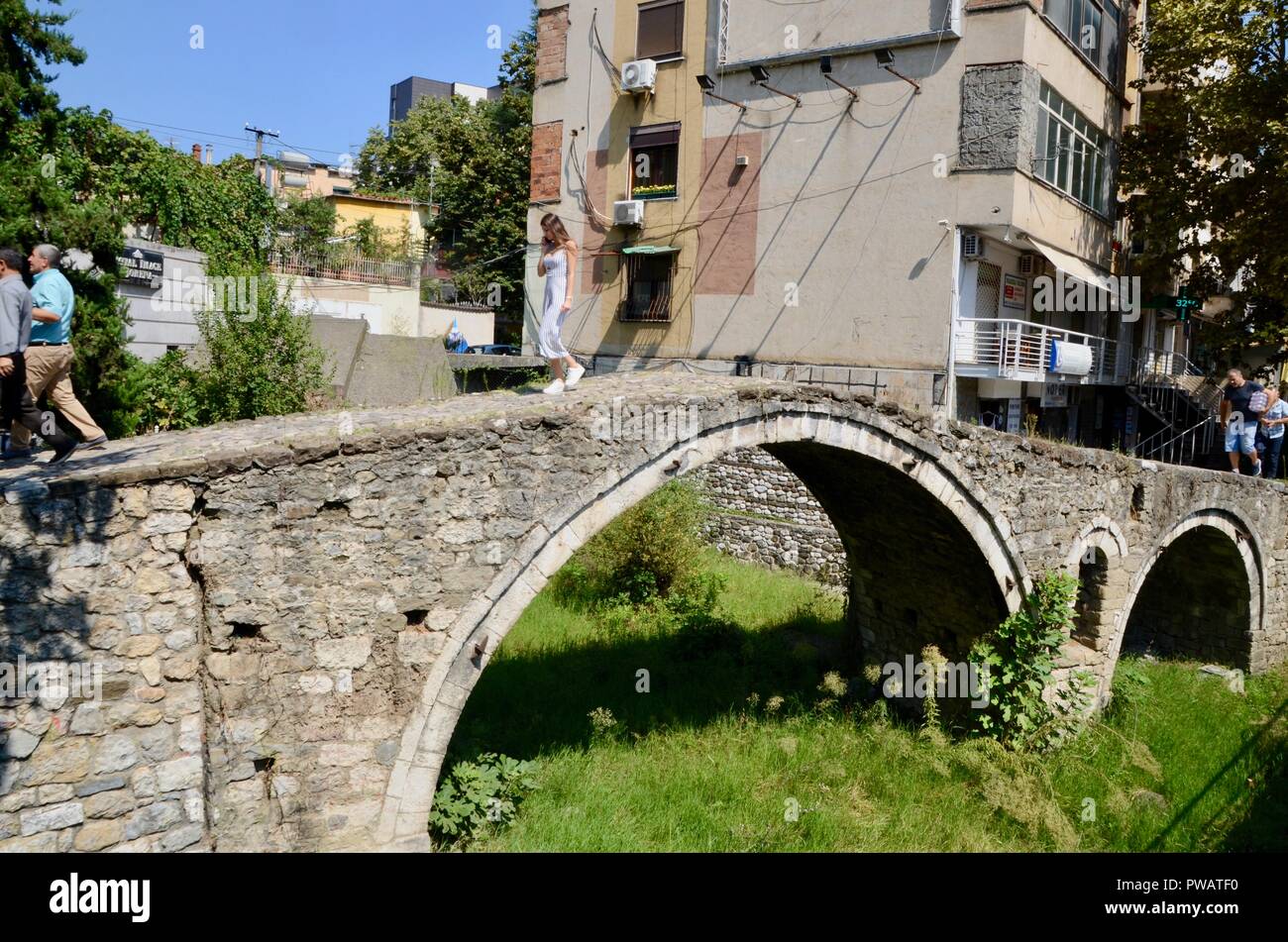 tanners bridge tirana albania; ottoman architecture Stock Photo - Alamy