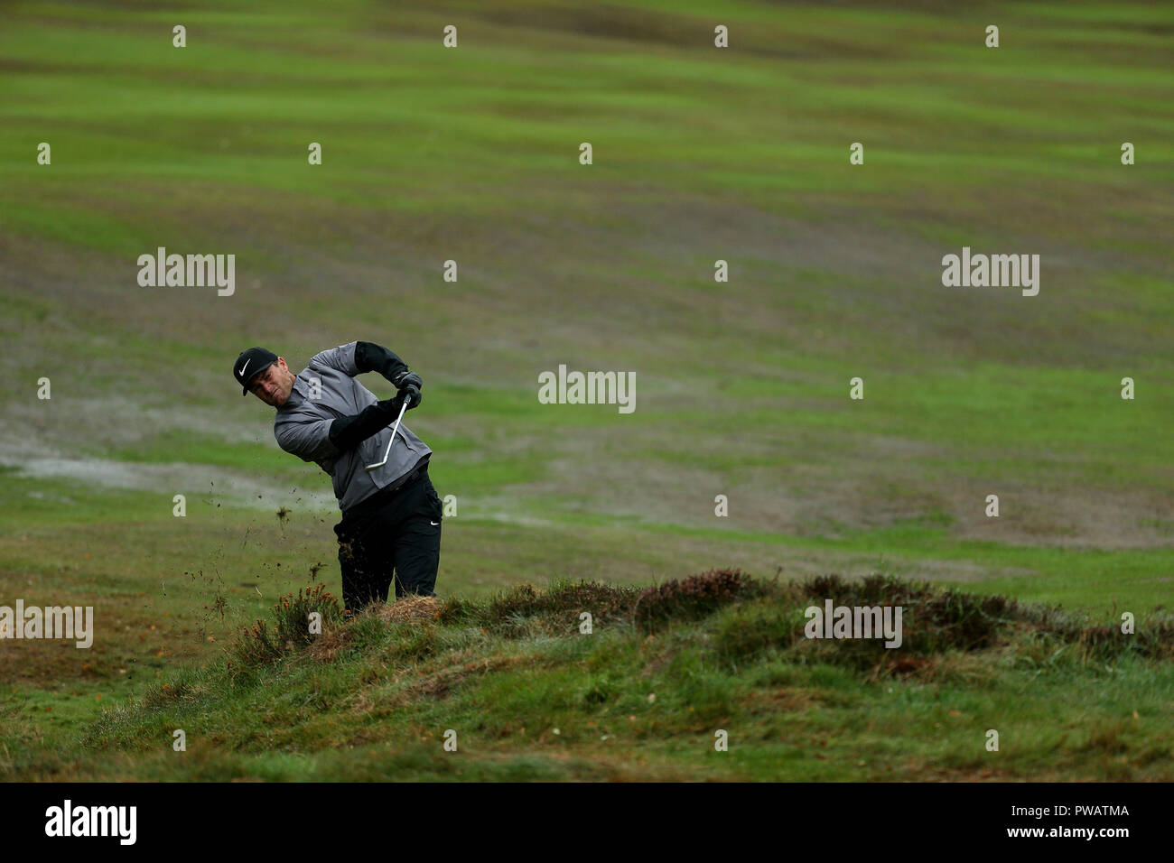 Lucas Bjerregaard during day four of the British Masters at Walton ...