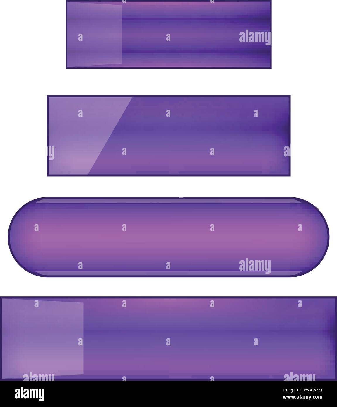 vector web buttons set - purple and violet Stock Vector Image & Art - Alamy