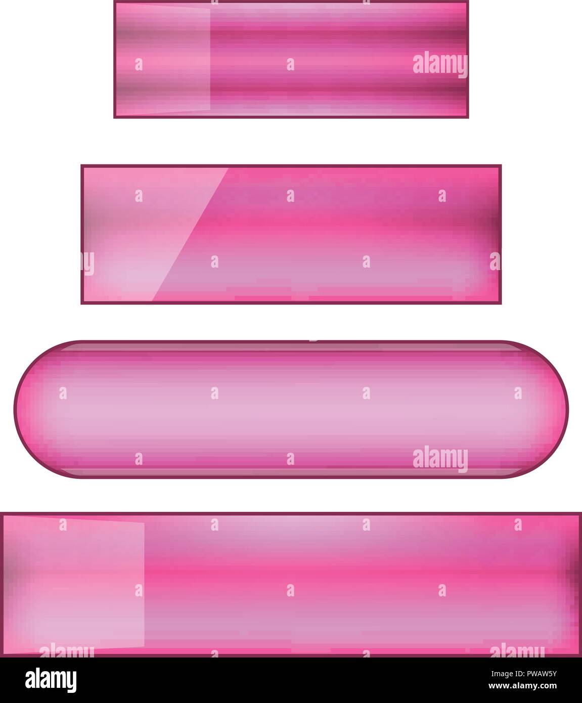 vector web buttons set - purple and violet Stock Vector Image & Art - Alamy