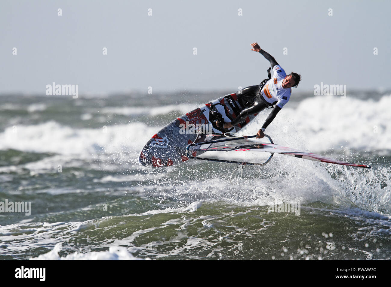 Adrien Bosson, FRA, Mercedes-Benz Windsurf World Cup, Sylt 2018 Stock ...
