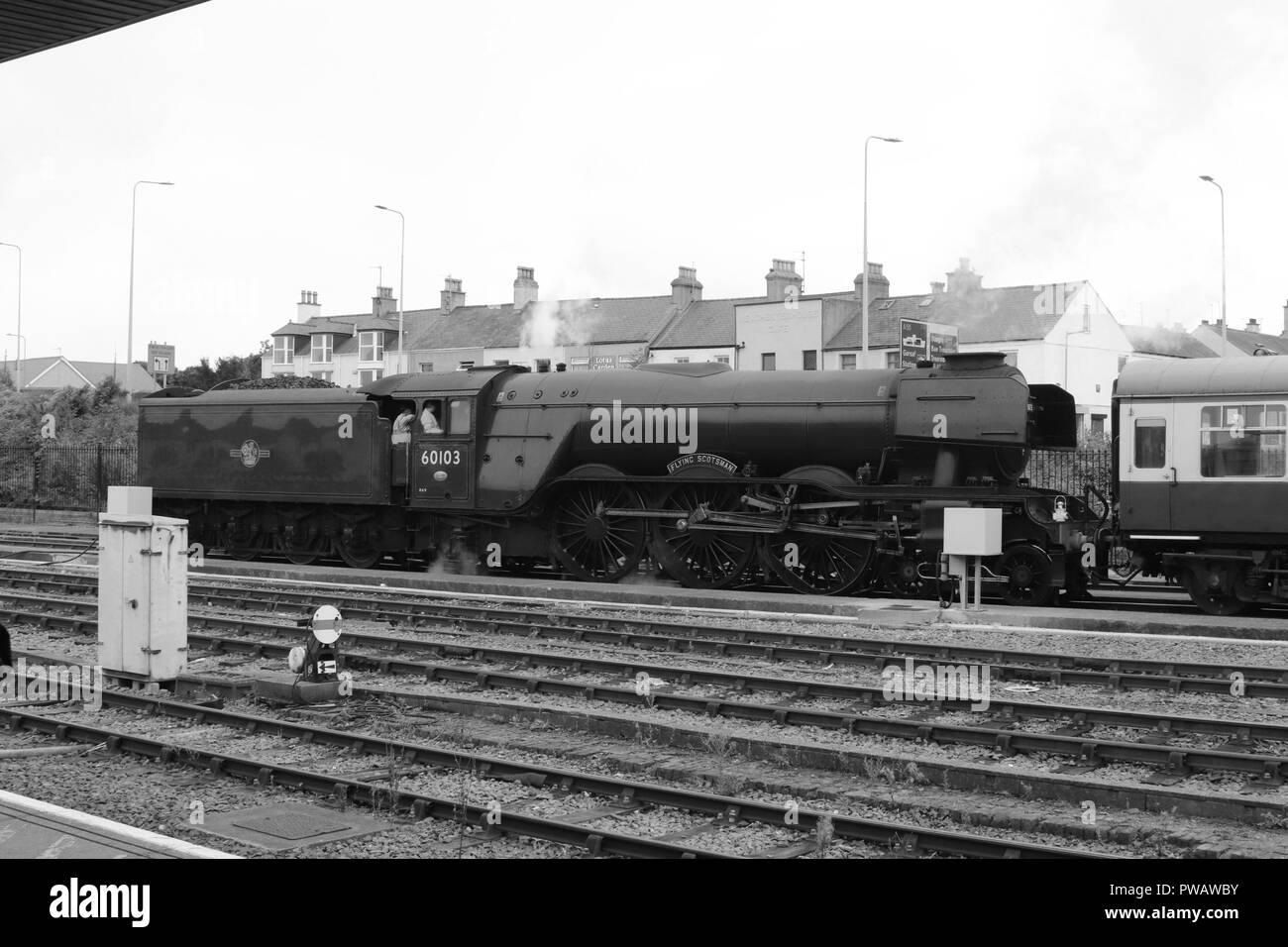 Holyhead station Black and White Stock Photos & Images - Alamy