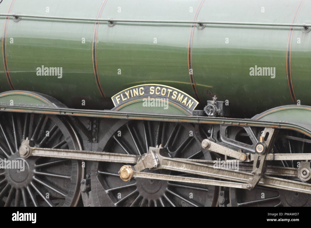 The Flying Scotsman. Holyhead Railway Station North Wales UK Stock ...