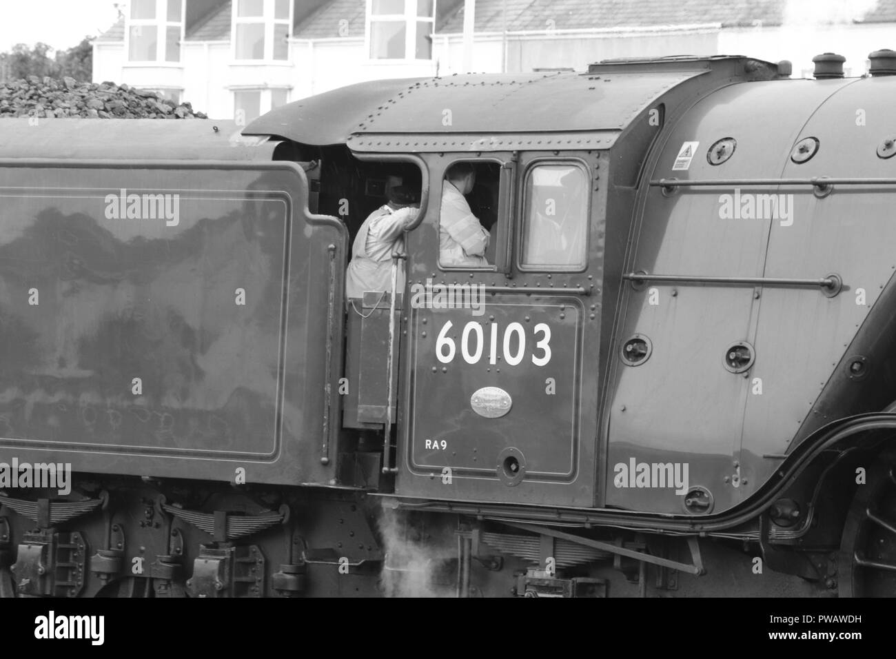 The Flying Scotsman. Holyhead Railway Station North Wales UK Stock ...