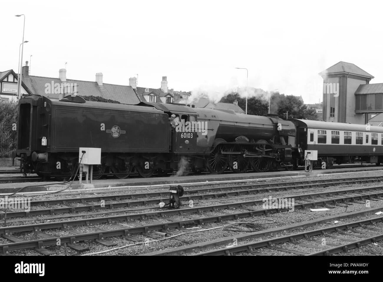 Holyhead station Black and White Stock Photos & Images - Alamy