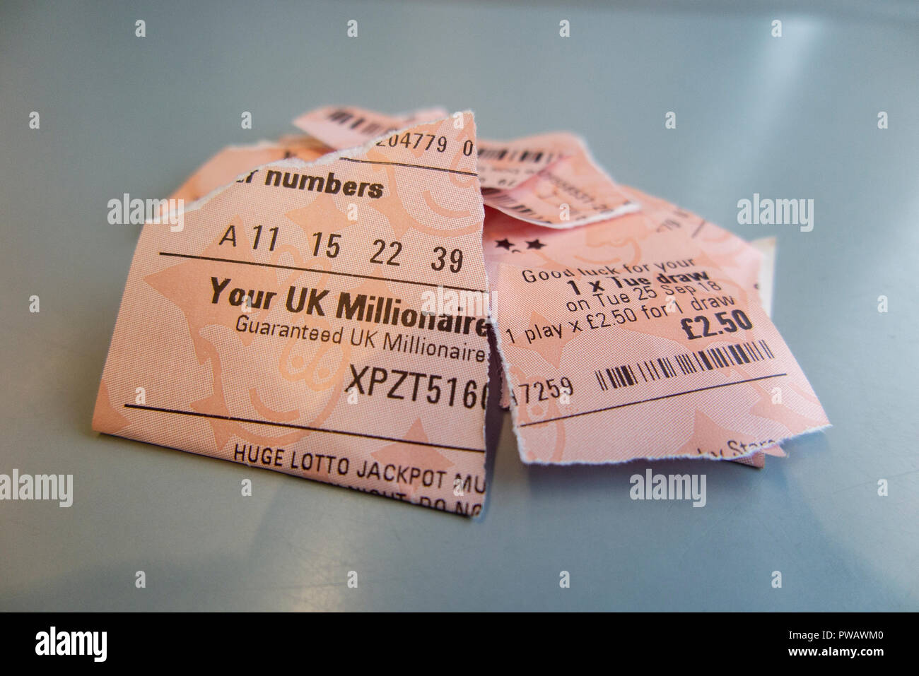 Torn up ticket hi-res stock photography and images - Alamy