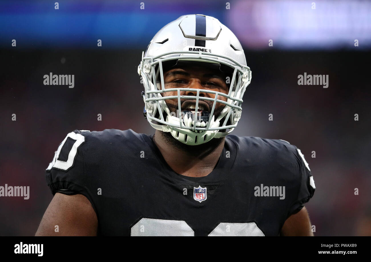 Oakland Raiders' Jonathan Hankins before the International Series NFL ...