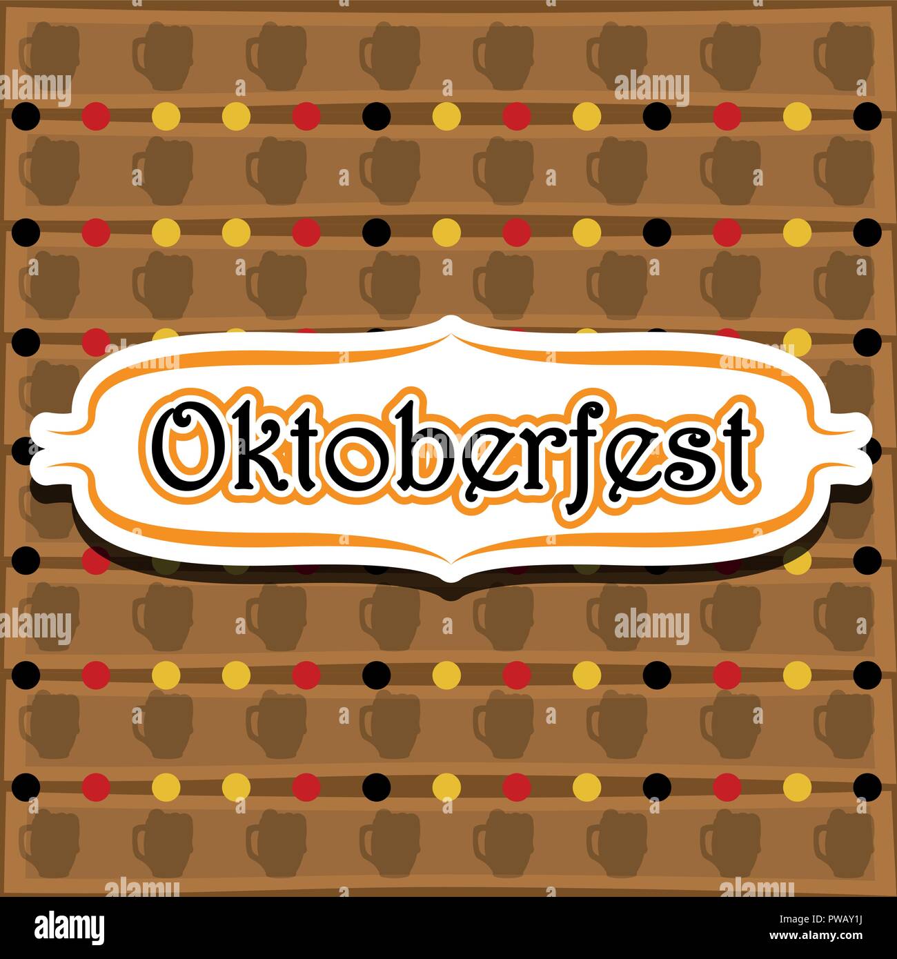 Germany flag on background blue Stock Vector Images - Alamy