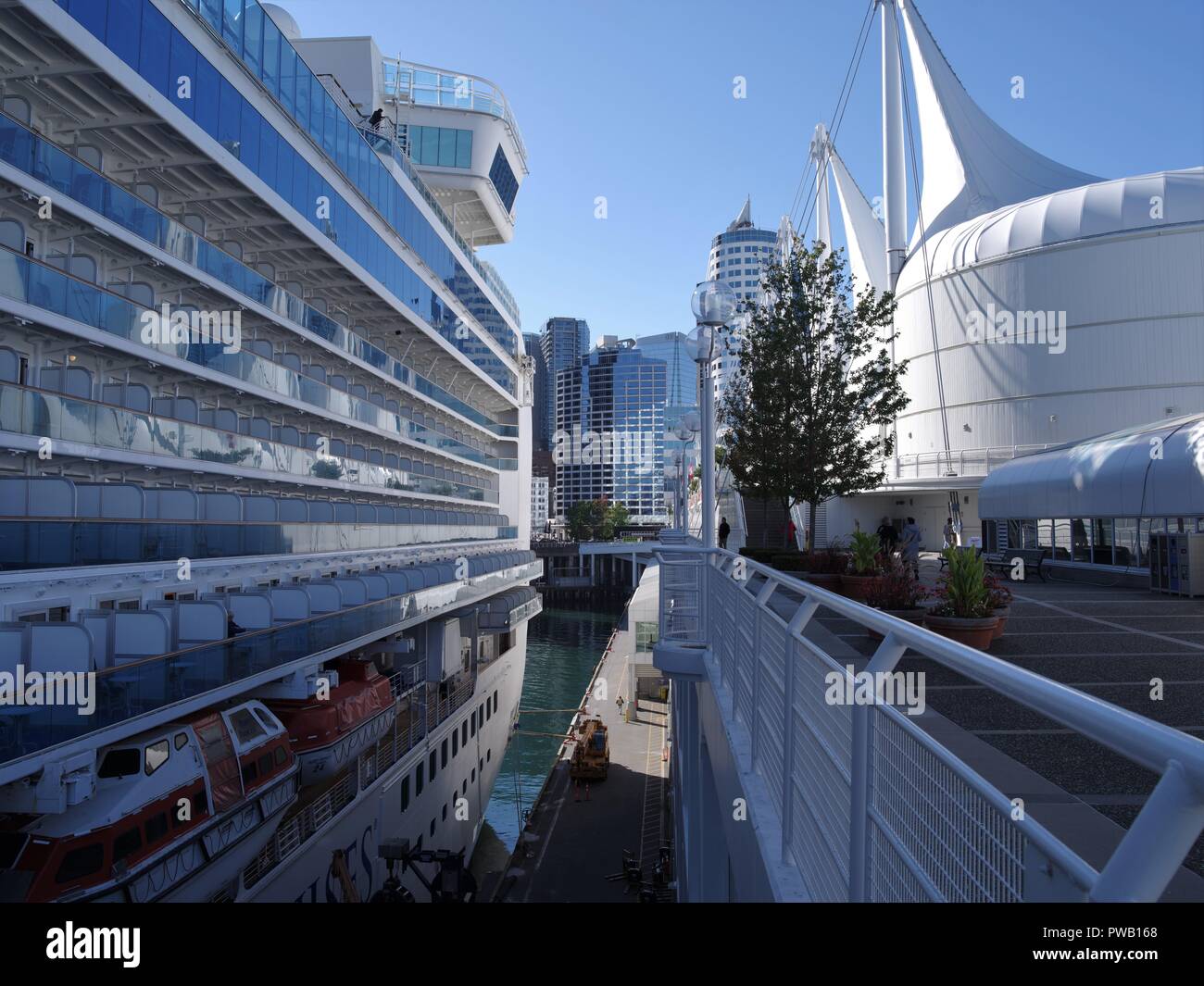 Ruby Princess, Princess Cruises, Canada Place, Vancouver, BC, Canada ...