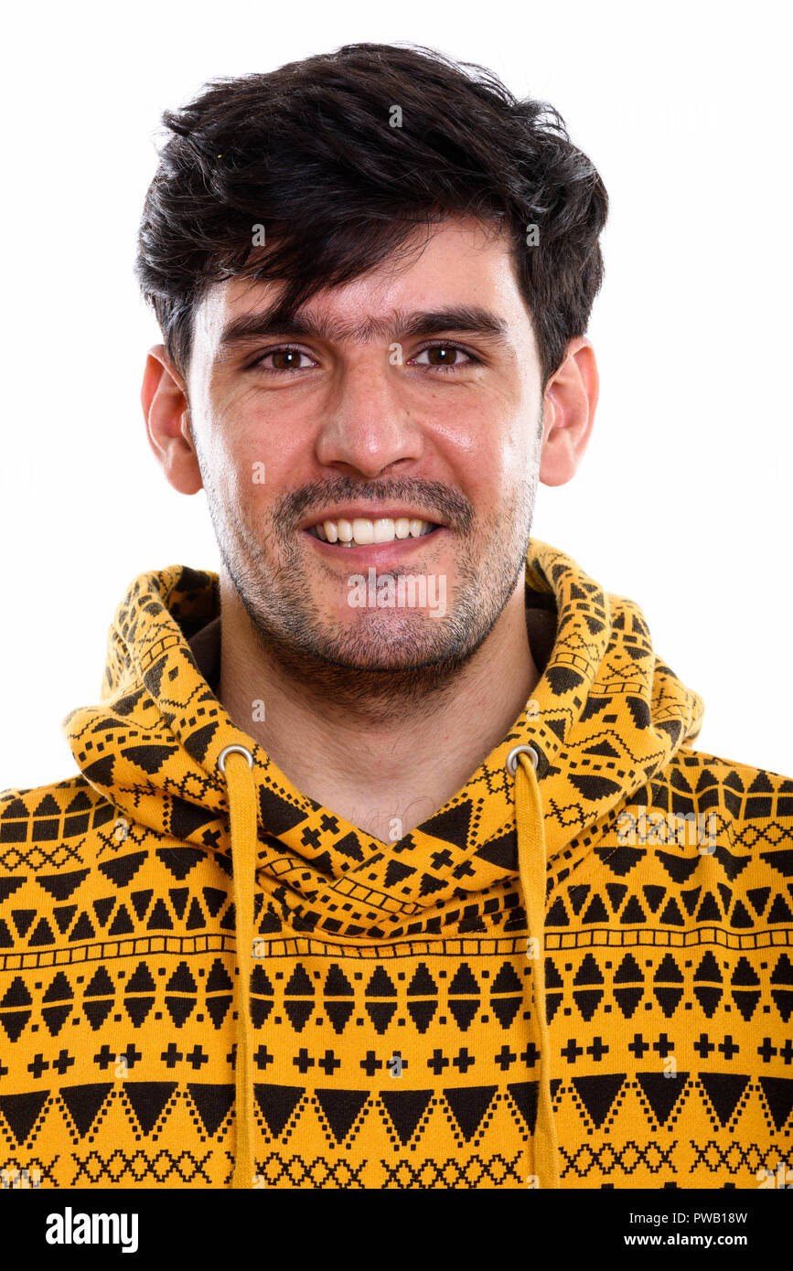 Man smiling wearing hoodie hi-res stock photography and images - Alamy