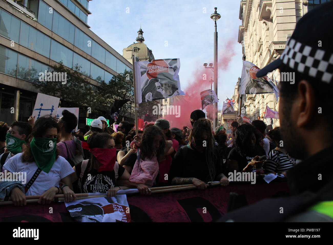Oppose the racist 'Democratic' Football Lads Alliance Stock Photo - Alamy