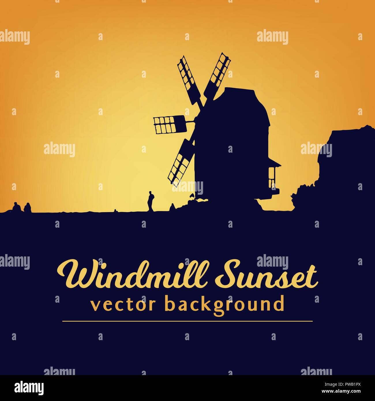 Windmill Logo High Resolution Stock Photography and Images - Alamy