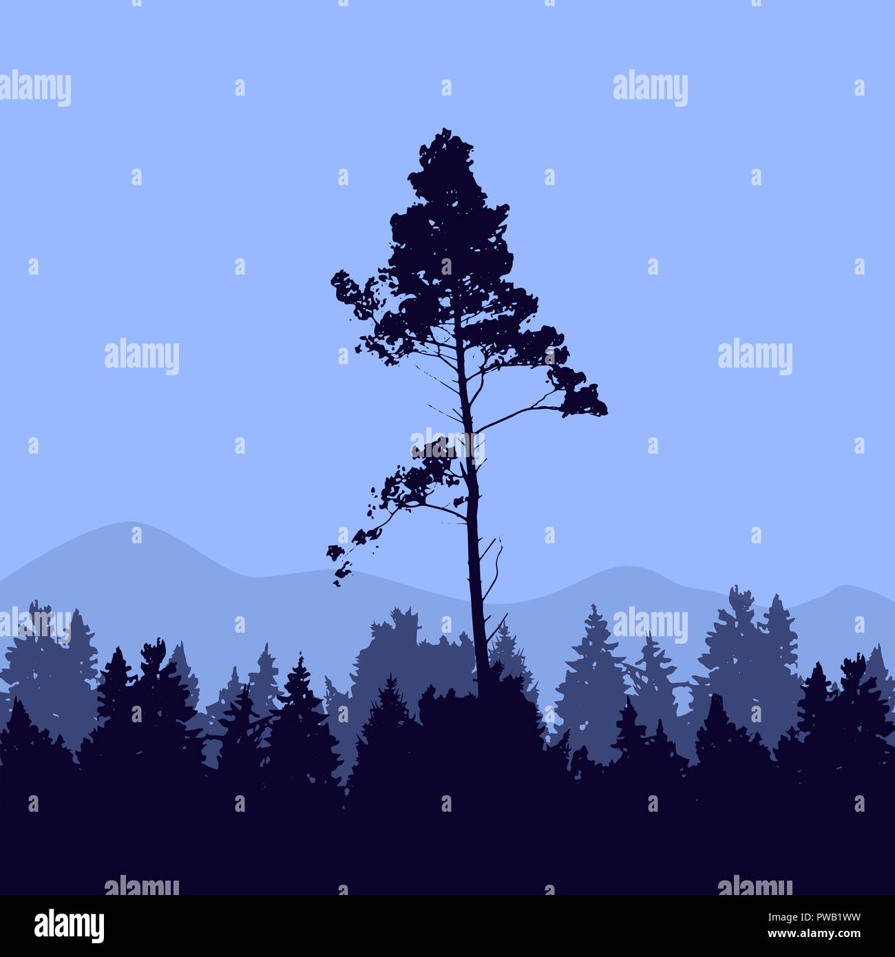 Coppice park Stock Vector Images - Alamy