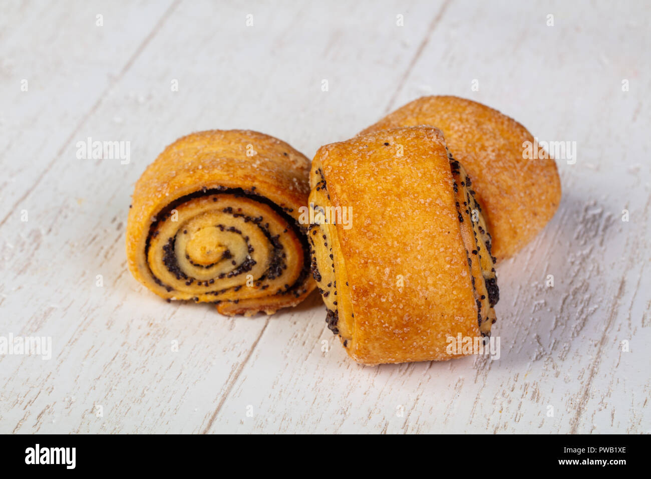 Sweet tastu bun with jam Stock Photo - Alamy