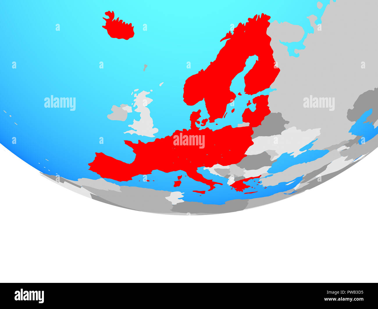 Schengen countries map hi-res stock photography and images - Alamy