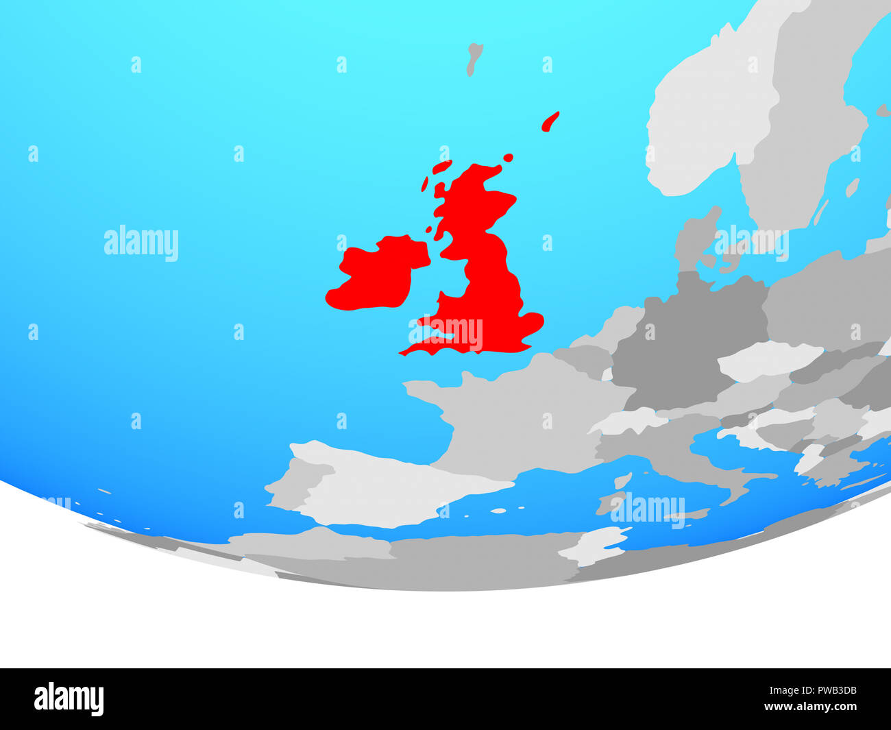 British isles map simple hi-res stock photography and images - Alamy