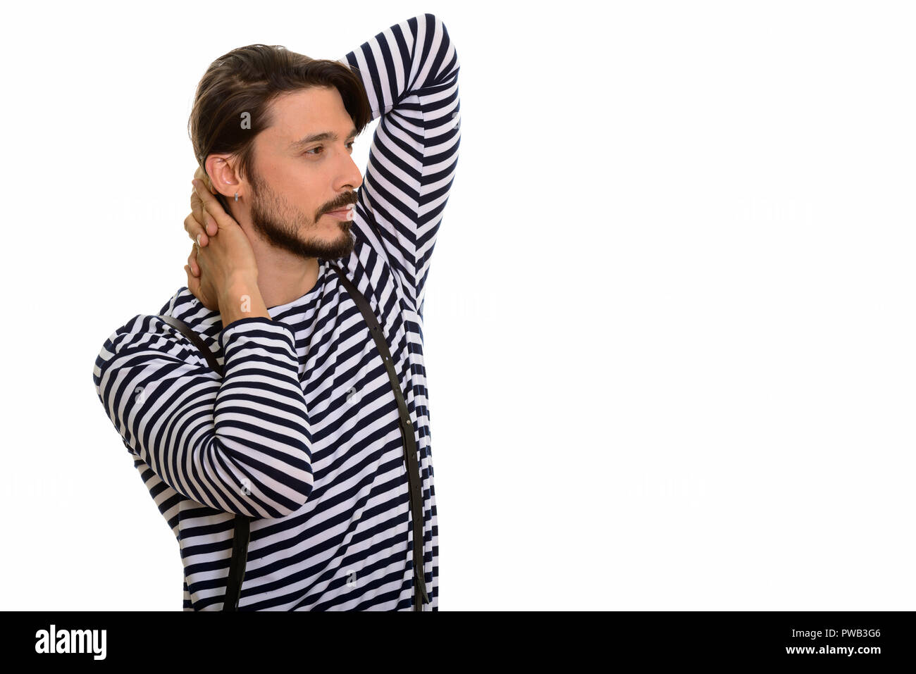 Man thinking pose hi-res stock photography and images - Alamy