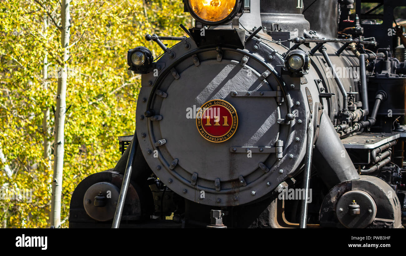 Historical Steam Engine 111 of the Georgetown Loop Rail Road Georgetown ...