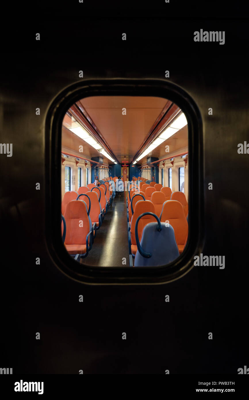 Train carriage windows hi-res stock photography and images - Alamy