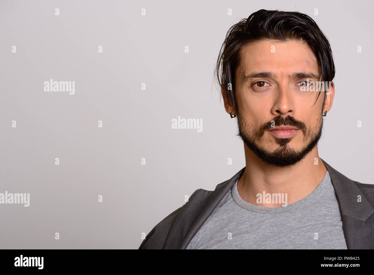 Model wearing jacket hi-res stock photography and images - Alamy