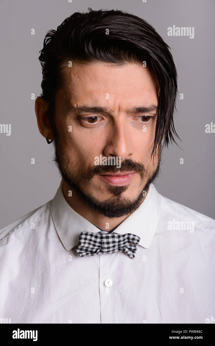 Young man pensive portrait looking down hi-res stock photography and ...
