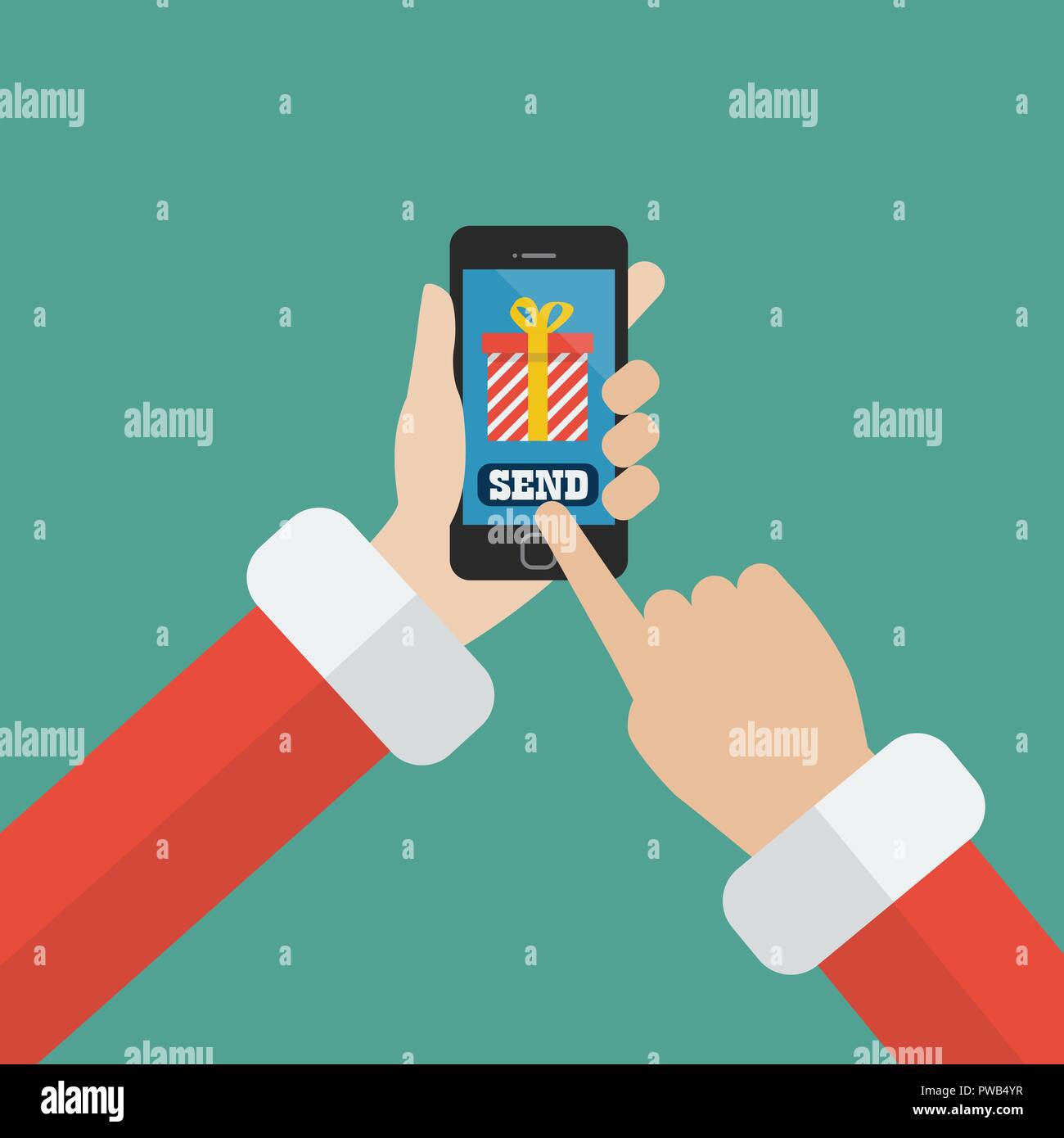 Sending gift hi-res stock photography and images - Alamy