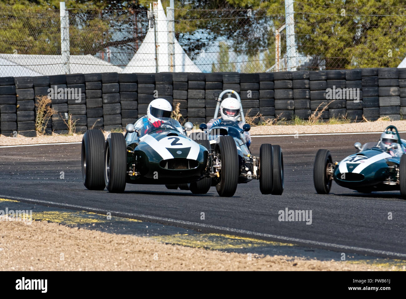 Jarama Circuit, Madrid, Spain. 13th - 14th October, 2018: Racing car #2 ...