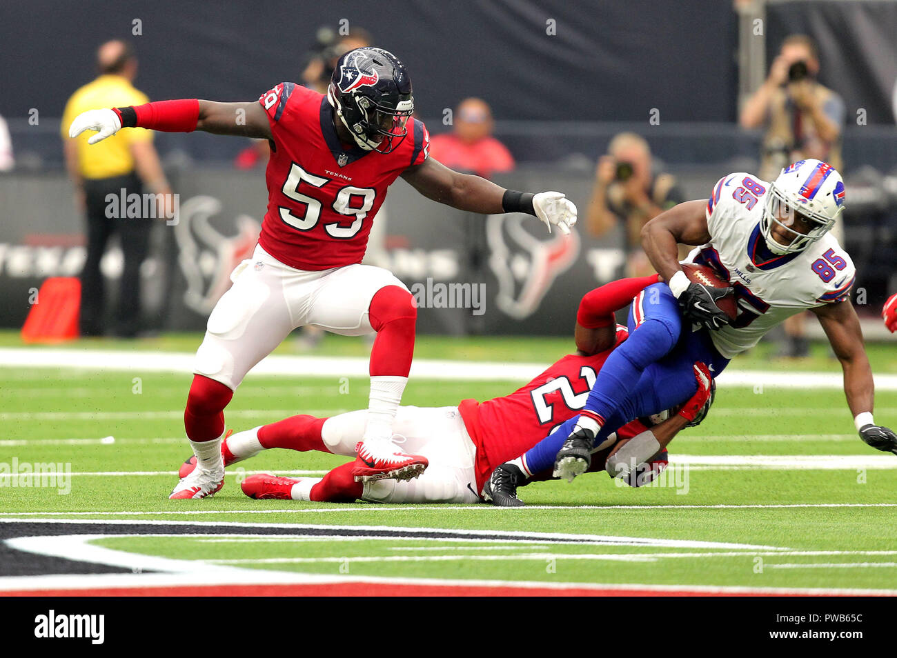 Houston, Texas, USA. 14th Oct, 2018. Buffalo Bills tight end Charles ...