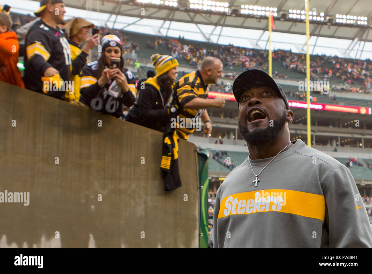 Nfl fans cheering at the stadium hi-res stock photography and images ...
