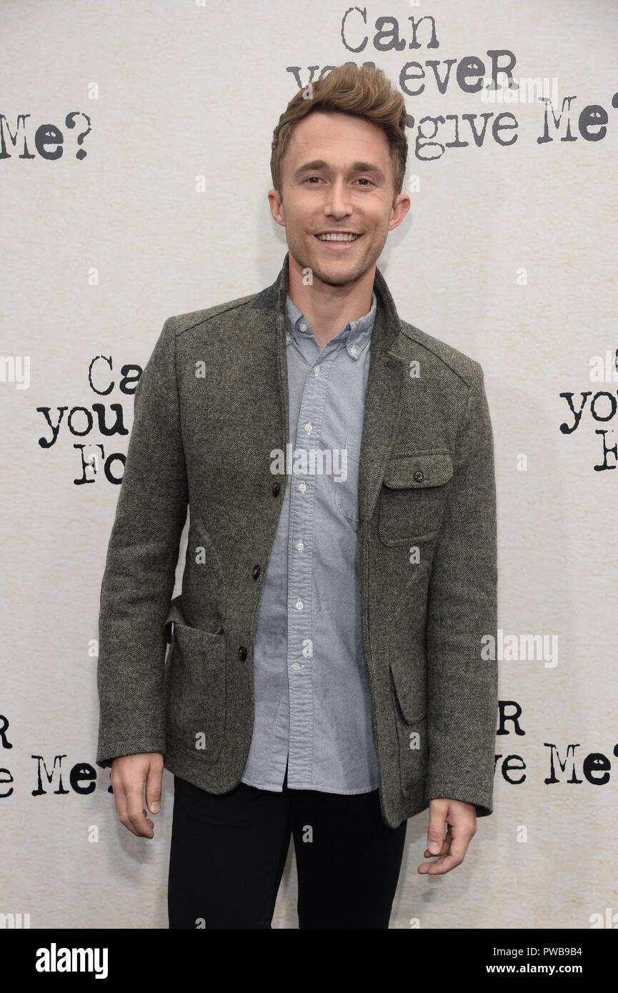 New York, NY, USA. 14th Oct, 2018. Ben Bauer at arrivals for CAN YOU ...