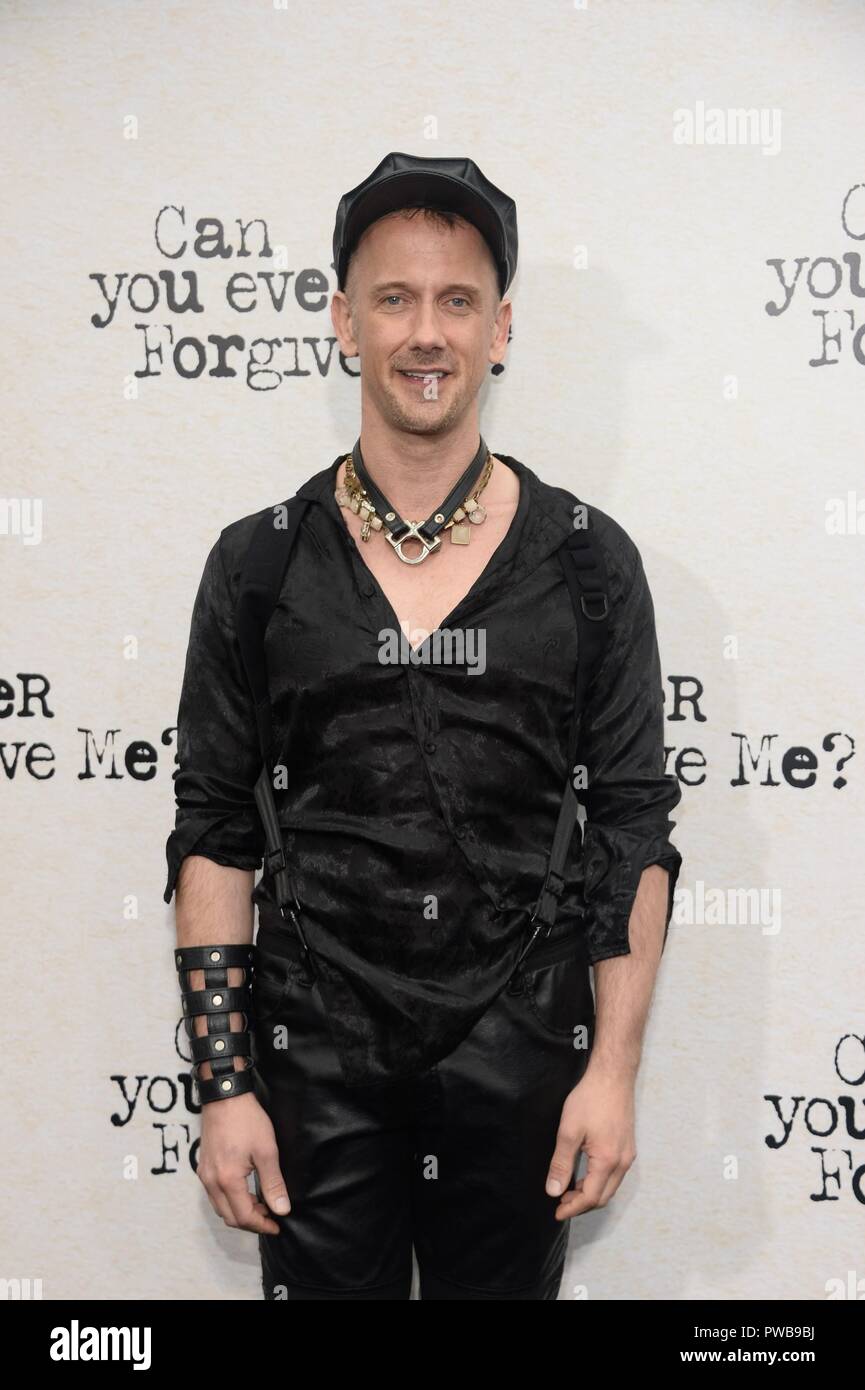 New York, NY, USA. 14th Oct, 2018. Jeff Whitty at arrivals for CAN YOU ...