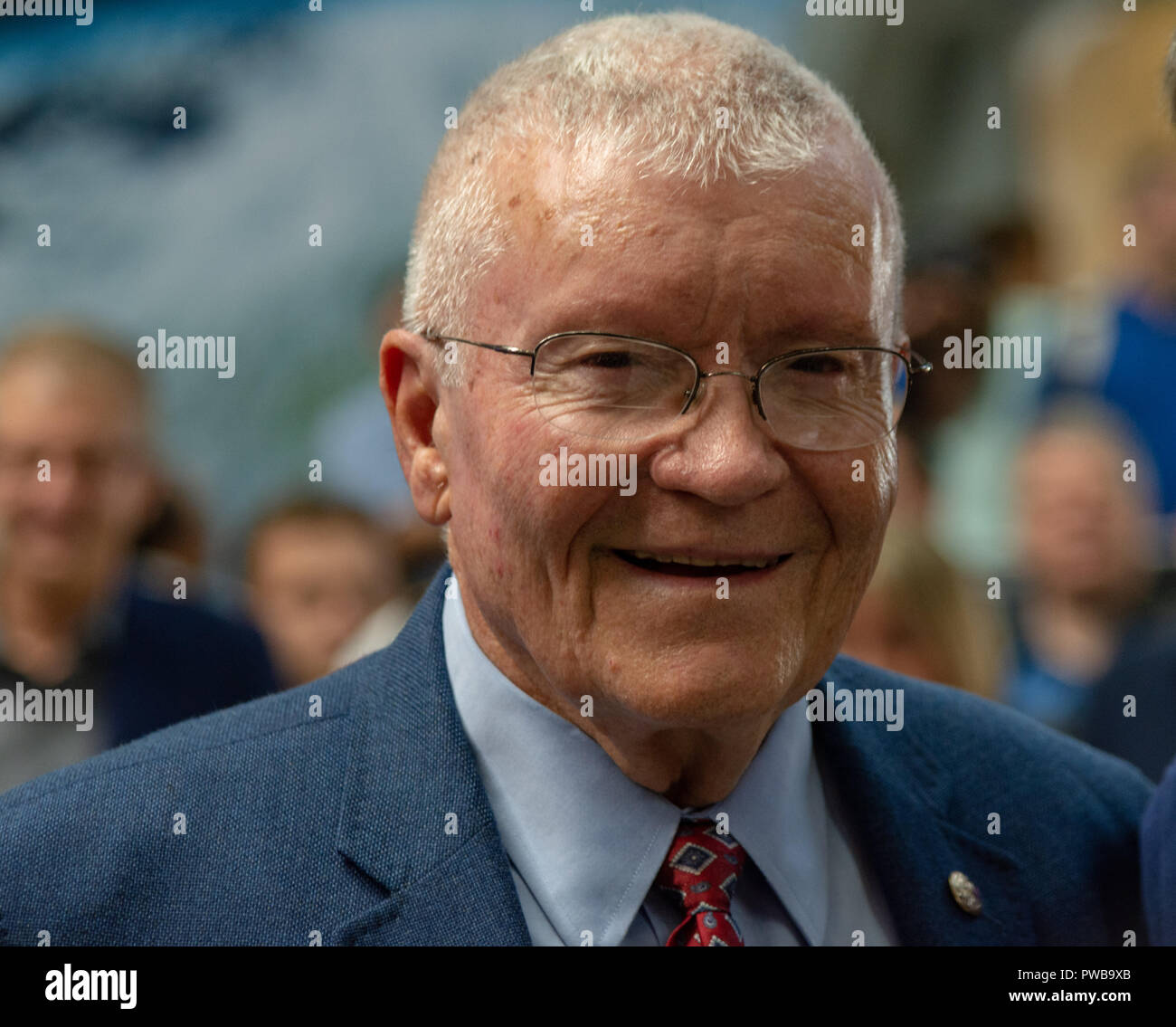 SPEYER, Germany - October 14th 2018: Fred Haise at Space Flight Day ...