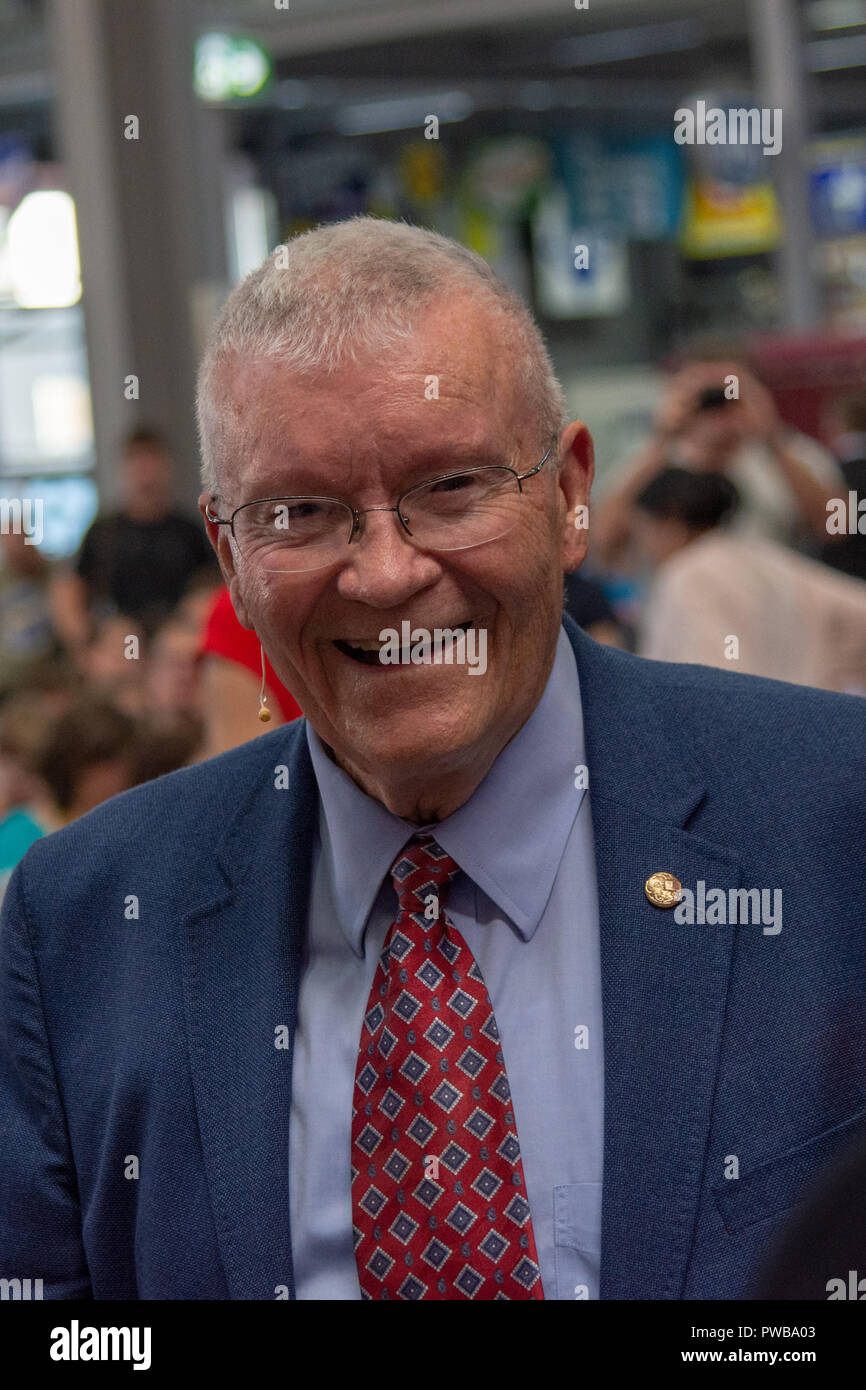 SPEYER, Germany - October 14th 2018: Fred Haise at Space Flight Day ...