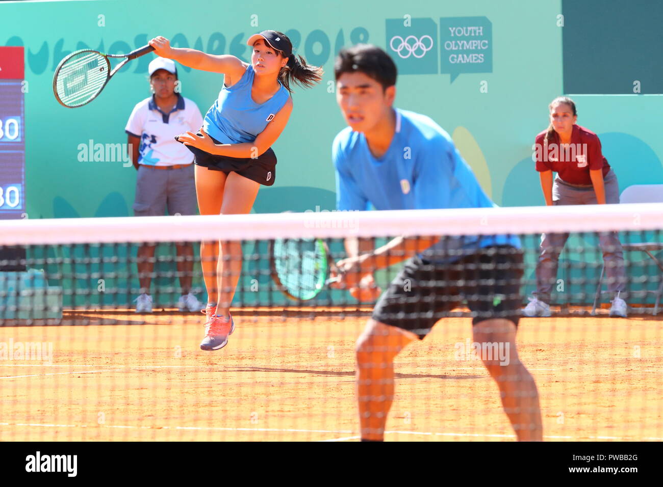 Buenos Aires, Argentina. 14th Oct, 2018. Yuki Naito & Naoki Tajima (JPN ...