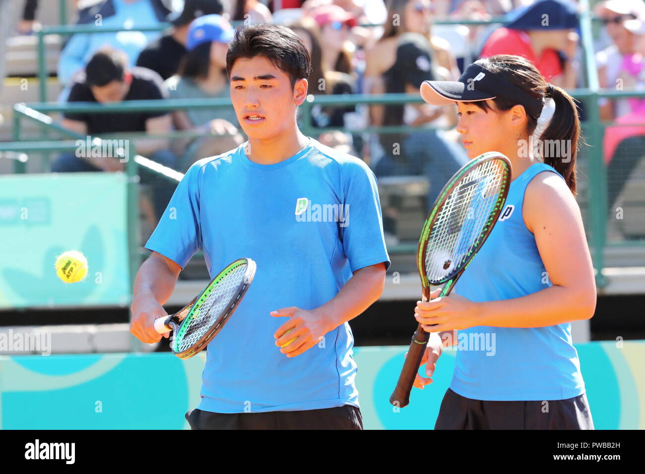 Buenos Aires, Argentina. 14th Oct, 2018. Yuki Naito & Naoki Tajima (JPN ...