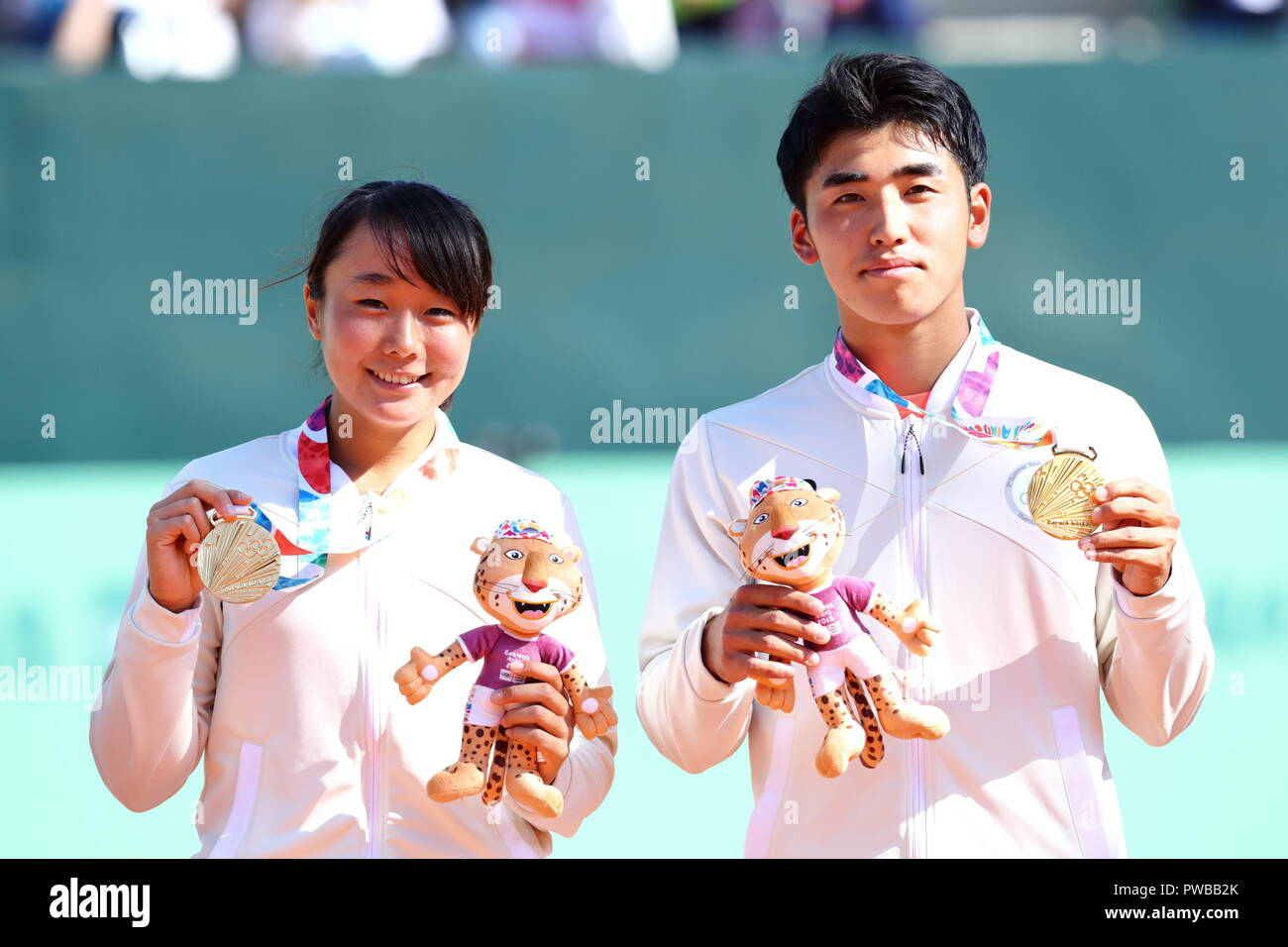 Buenos Aires, Argentina. 14th Oct, 2018. Yuki Naito & Naoki Tajima (JPN ...