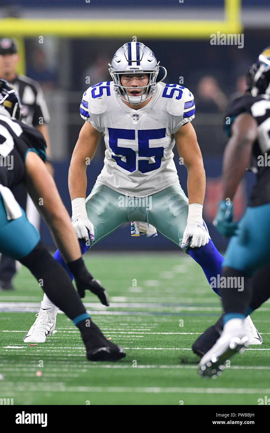 Arlington, Texas, USA. 14th Oct, 2018. Dallas Cowboys linebacker ...