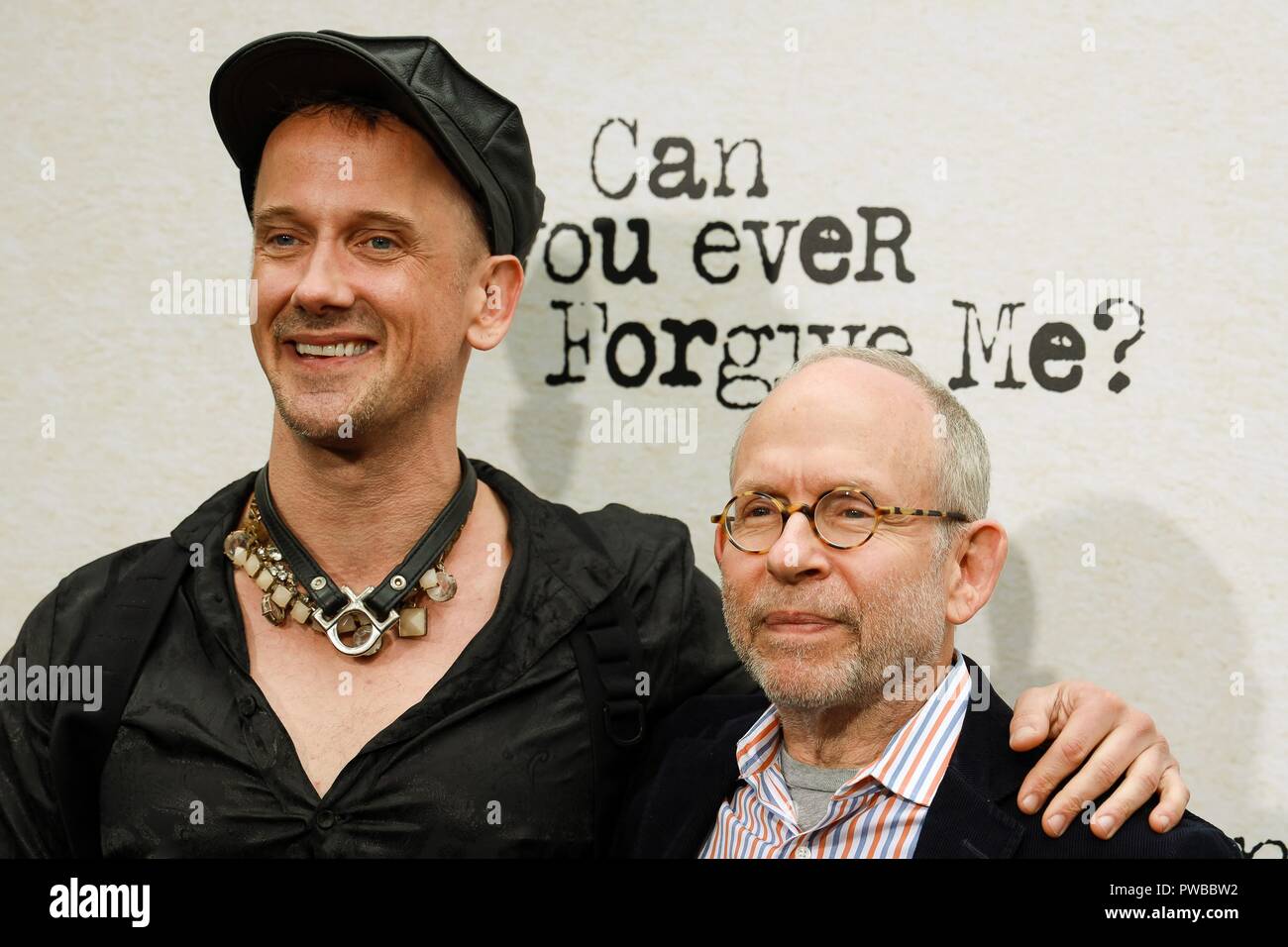 New York, NY, USA. 14th Oct, 2018. Jeff Whitty, Bob Balaban at arrivals ...