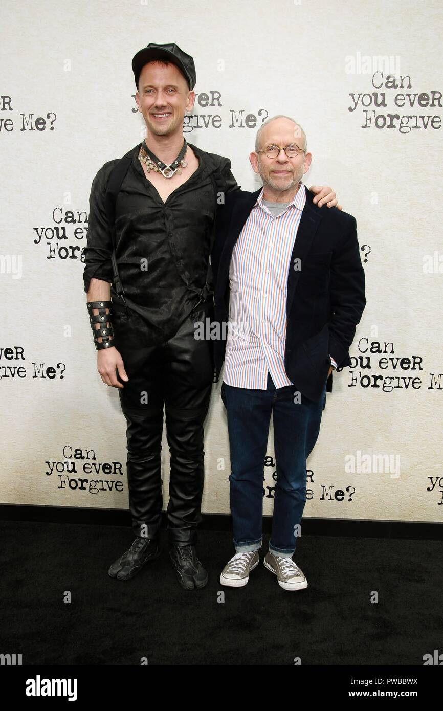 New York, NY, USA. 14th Oct, 2018. Jeff Whitty and Bob Balaban at ...