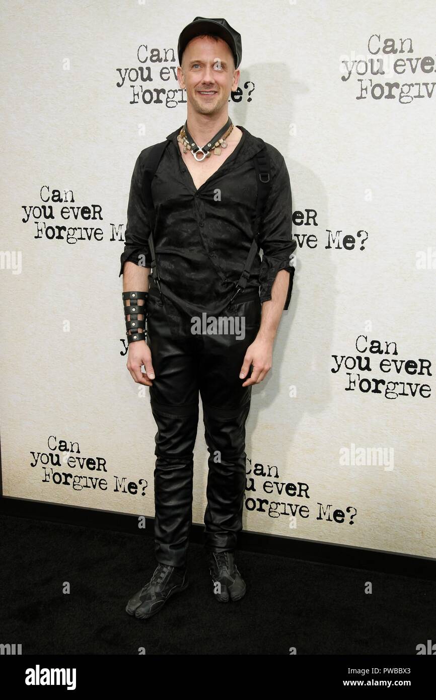 New York, NY, USA. 14th Oct, 2018. Jeff Whitty at arrivals for CAN YOU ...