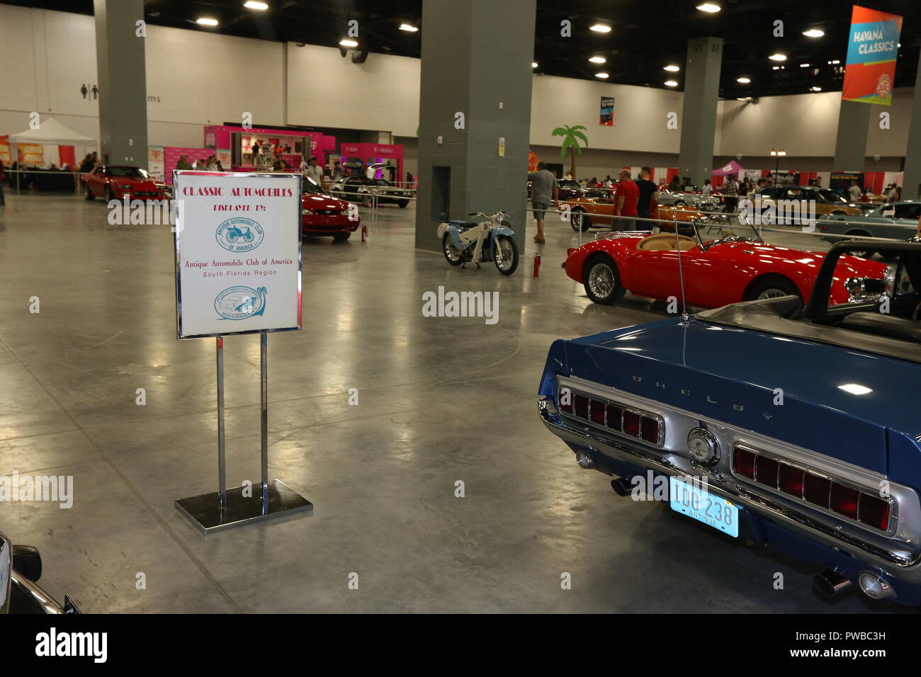 MIAMI BEACH, FL - OCTOBER 13: Miami International Auto Show at the ...