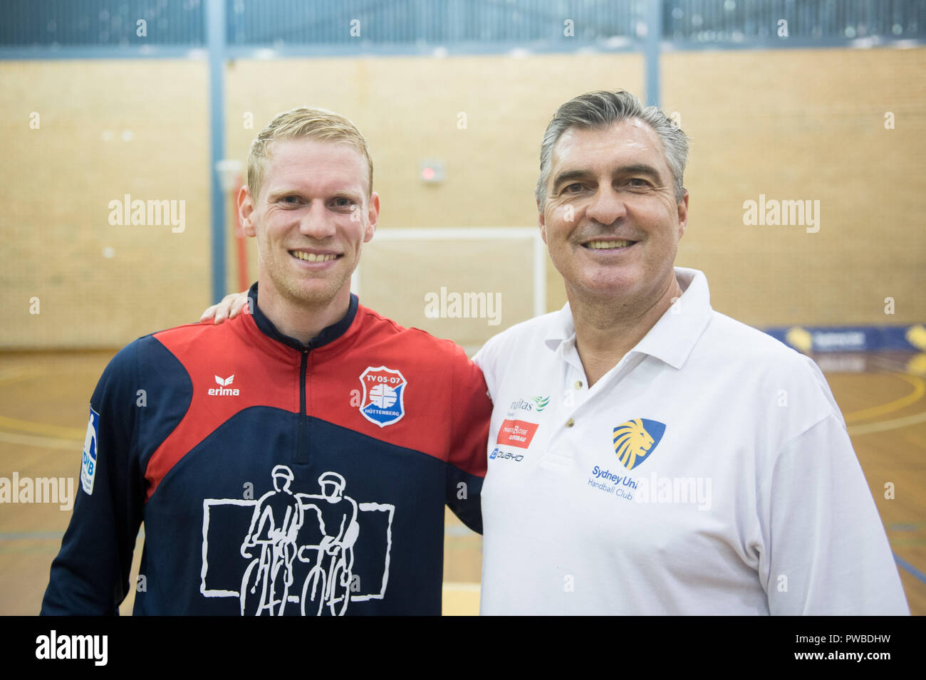 Sydney, Australia. 11th Oct, 2018. Michael Roth (r), ehamaliger ...