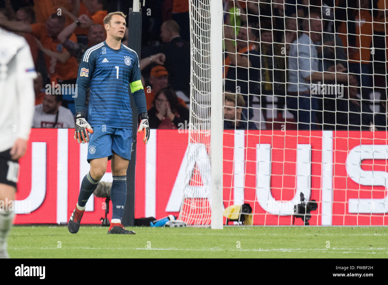 Goalkeeper Manuel NEUER (GER) is frustrated, frustrated, late-seasoned ...