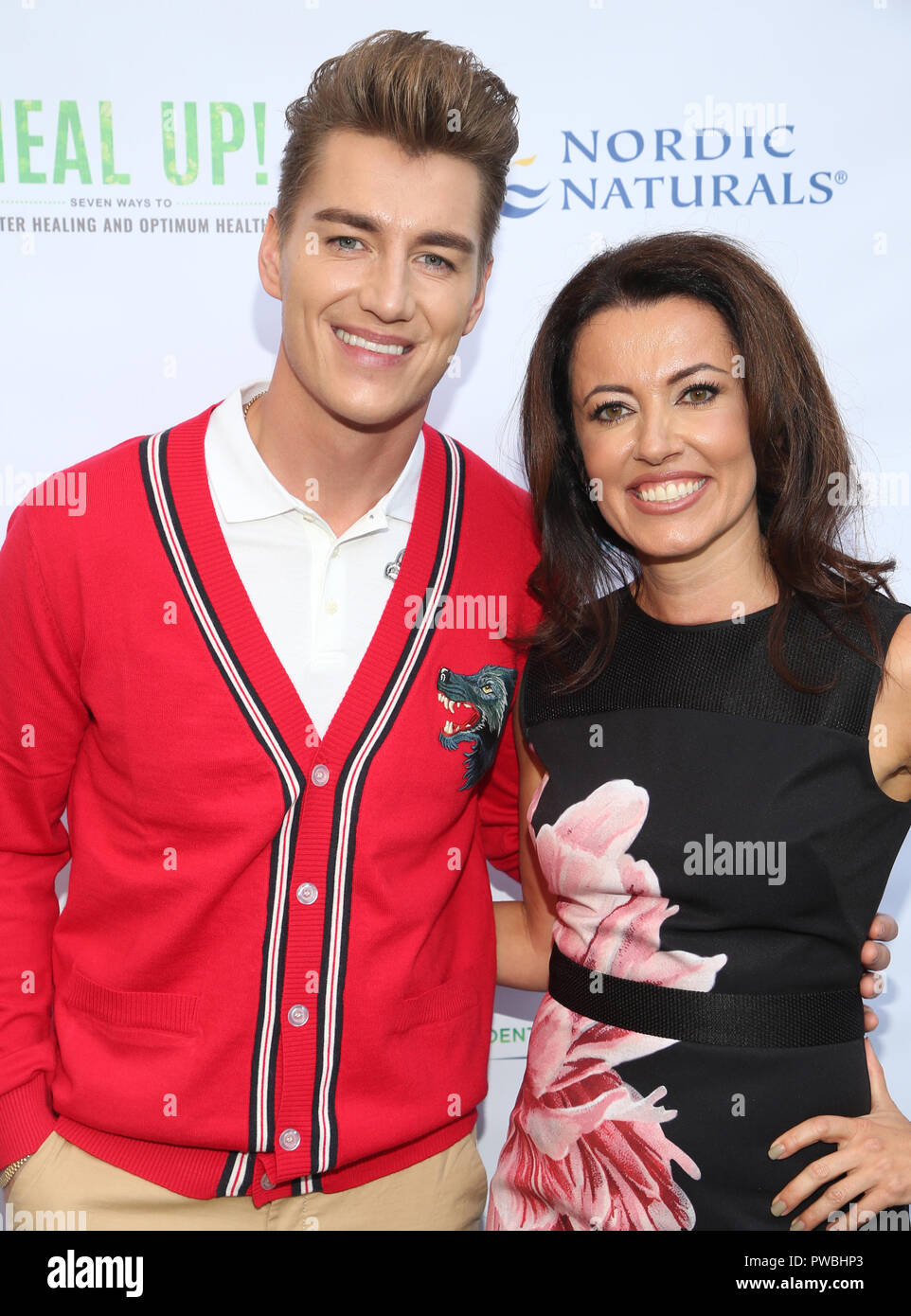 Beverly Hills, Ca. 14th Oct, 2018. Alex Sparrow, Dr. Sanda Moldovan, at ...
